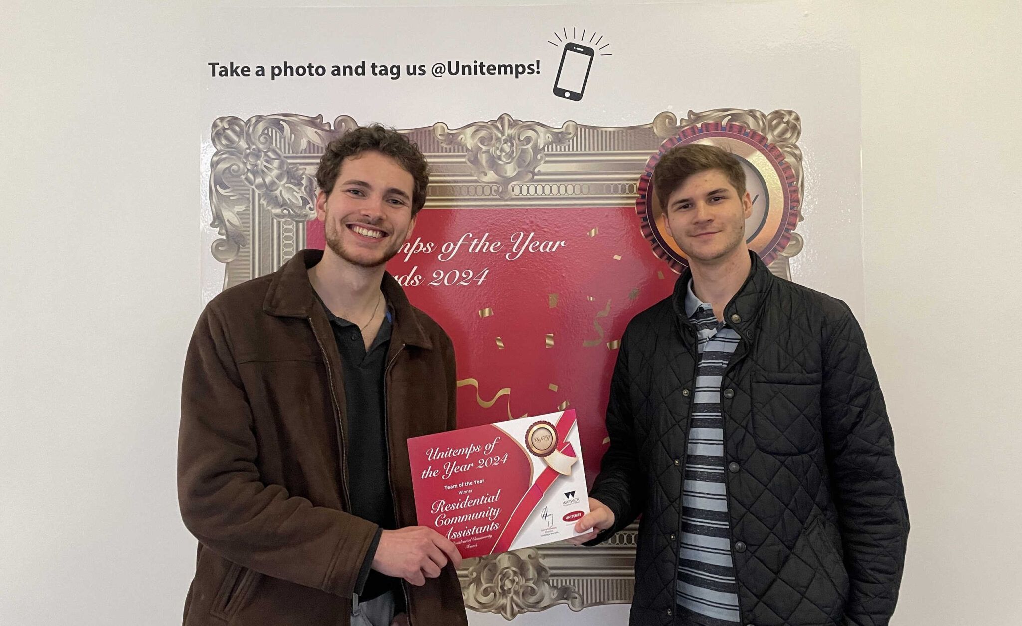 Unitemps Warwick celebrate at Unitemps of the Year Awards 2024 - Unitemps